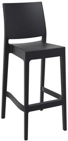 Sada 2 barových židlí Brielle černá