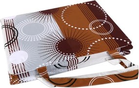 Bellatex Polstr na plážové lehátko - potah na zip Hnědá 55x195 cm
