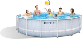 INTEX Bazénový Set Chevron Prism Frame Premium 488x122 cm 26746NP