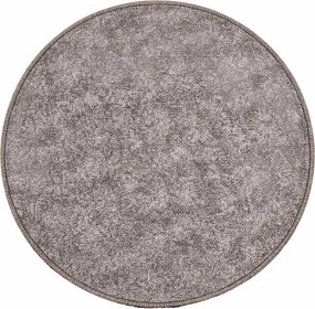 Vopi, Kusový koberec Madrid hnědý kruh, 120x120 (průměr) kruh, hnědá, chodba / předsíň