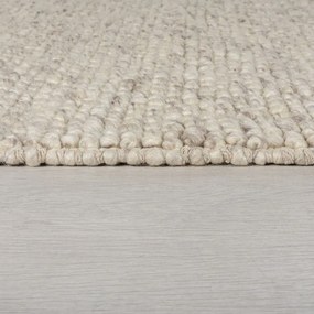 Svěle šedý vlněný koberec Flair Rugs Minerals, 160 x 230 cm