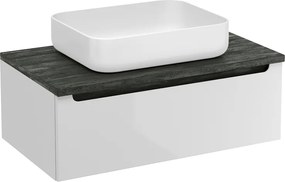 Koupelnová skříňka pod umyvadlo Naturel Stilla 80x30x45 cm bílá STILLAD08005DC