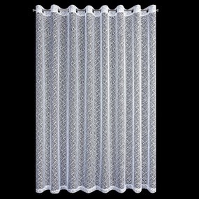 ZÁCLONA NA KROUŽCÍCH AMANDA 300 CM X 250 CM CM BÍLÁ