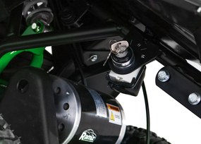 Ramiz Čtyřkolka na baterie E-STAR zelená 35 km/h + motor 1000W + nafukovací kola + nastavení sedadla