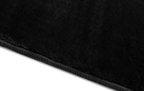 B-LINE Kusový koberec COLOR UNI Black ROZMĚR: 140x200 cm