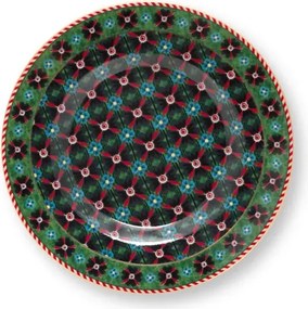 Pip Studio Berry Blues talíř Ø12cm, zelený (Talíř z tenkostěnného porcelánu)