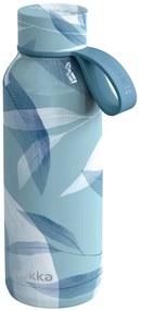 Nerezová termoláhev s poutkem Solid, 510ml, Quokka, blue wind