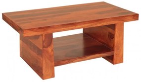 Indický nábytek - Konferenční stolek Tara s úložným prostorem  110x45x60 z indického masivu palisandr Only stain