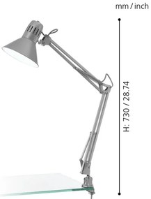 EGLO 90874 - Stolní lampa FIRMO 1xE27/40W