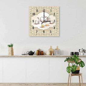 Gario Hodiny na zeď Odpolední čaj Rozměry: 40 x 40 cm