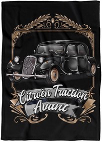 Deka Citröen Traction Avant Black (Podšití beránkem: NE)