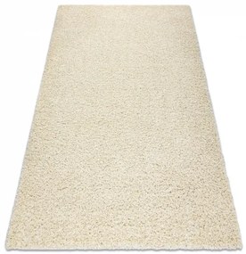 Kusový koberec jednobarevný SOFFI shaggy 5cm krémový Rozměr: 140x190 cm
