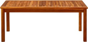 Zahradní konferenční stolek 110 x 60 x 45 cm masivní akácie 316401