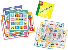 SES CREATIVE Hra Bingo cestovní samolepky do auta *SPOLEČENSKÉ HRY* 02238