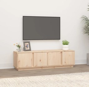 vidaXL TV skříňka 140 x 40 x 40 cm masivní borové dřevo [814461] Barva: Bílá