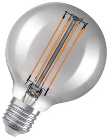 Stmívatelná vintage LED žárovka E27 11 W GLOBE, teplá bílá