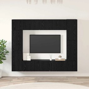 Sestava TV skříněk 8 ks Černý dub Kompozitní dřevo 3393310