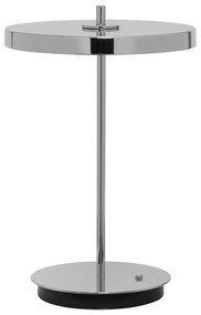LED stmívatelná stolní lampa ve stříbrné barvě s kovovým stínidlem (výška 31 cm) Asteria Move – UMAGE