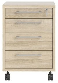 Uzamykatelné skříňka v dekoru dubu v přírodní barvě 48x68 cm Prima – Tvilum