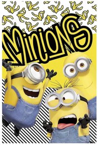 Jerry Fabrics Dětská fleecová deka Mimoni 2 Banana! 100x150 cm