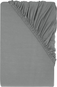Livarno® Žerzejové napínací prostěradlo, 90–100 x 200 cm (šedá)
