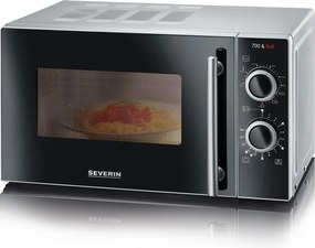 Severin MW 7771 - Mikrovlnná trouba s grilem 700W/230V 20 l černá