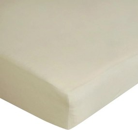 Design 91 Prostěradlo s gumičkou 180x200 béžové na vysokou matraci 30 cm 125 g/m2