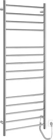 Sapho Sapho, REDONDO elektrický sušák ručníků, kulatý, 600x1500 mm, 130 W, leštěná nerez, ER250V