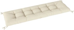 Polštář z palety Odnímatelný sedák s upevňovacími popruhy Polštář z palety pro většinu lehátek 198x65x13cm Béžová barva
