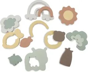 Jollein Puzzle pěnové Kangaroots / Hračka do koupele / od 12 měsíců