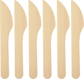 AMADEA Sada dřevěných nožů 5 + 1 zdarma, délka 21 cm