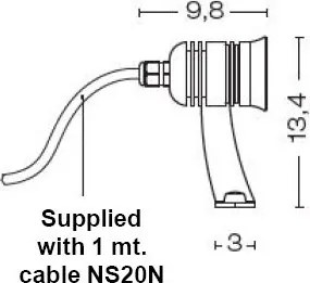 LAN 4696L5H.BRZ Venkovní přízemní svítidlo Spot Lyras 65 24V 5W 3000K 480lm 80RA - LANDA Lighting