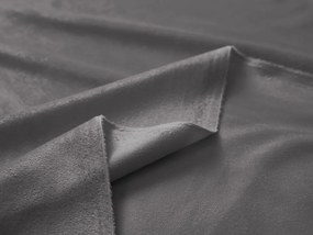 Biante Sametový závěs Velvet Premium SVP-017 Tmavě šedý - šířka 135 cm 135x140 cm