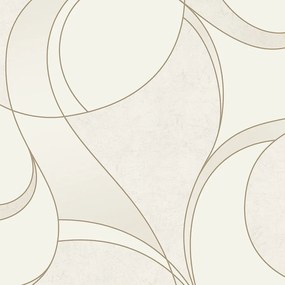 Geometrická bílá vliesová tapeta A57215 | Lepidlo zdarma