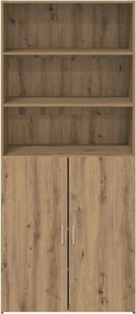 Vysoký bufet Artisanový dub 80 x 42,5 x 185 cm Kompozitní dřevo 3402633