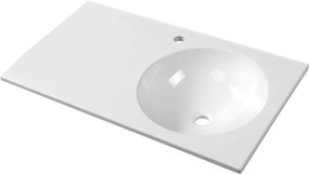 Sapho Juno JU081 umyvadlo 80 x 15 x 46 cm pravé
