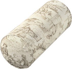 Potah na válec IKEA Ektorp barva hnědá látka vzorované