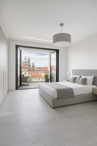 Beauflor, PVC podlaha - lino Blacktex White Oak 979L - dub, na míru, šíře 3m,4m, šedá, filc, chodba / předsíň