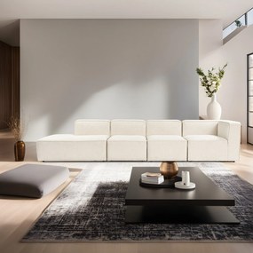 Hanah Home Pohovka MORE M čtyřmístná krémová