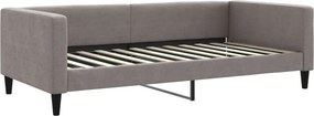 Válenda s přistýlkou taupe 100 x 200 cm textil 3196586