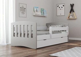 Ourbaby Classic Greyhead postel + úložný prostor 160x80 cm bílá