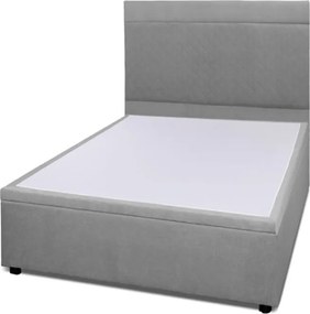 Postel Fro Pik 120x200 s roštem, úložným prostorem Mono 246, šedá