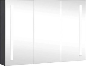 LED koupelnová skříňka se zrcadlem 89 x 14 x 62 cm 325544