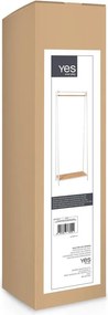 Bílý/v přírodní barvě ocelový stojan na oblečení 63x180x34 cm Haldor – Yes Everyday