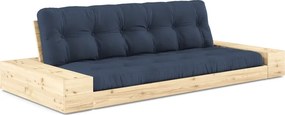 Karup Design Rozkládací pohovka BASE - 737 Navy / Se dvěma bočními boxy