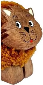 2Kids Toys Dřevěná figurka XL pompon Kočka
