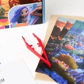 SEKOIA Mozaika Mořské víly / 6 předloh / 1000+ kamínků / od 5 let