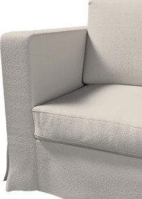 Potah na pohovku IKEA  Karlanda 3-místná nerozkládací, dlouhý barva béžová látka pletený vzor