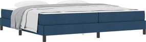 Postel s boxspringem Modrá 200 x 200 cm textil 3398520