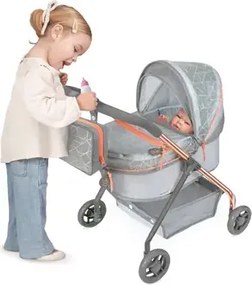 DeCuevas Můj první kočárek pro panenky s taškou CITY X 2024 - 56 cm /